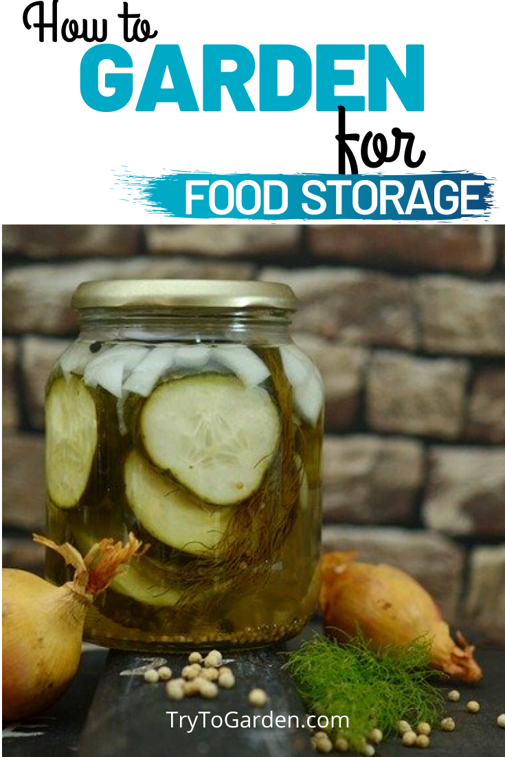 How to Garden For Food Storage - Try To Garden